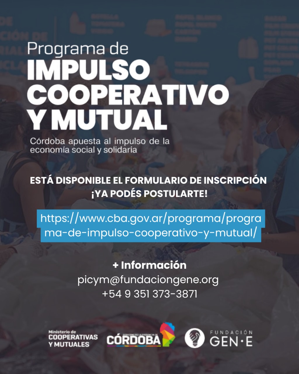 YA ESTÁ DISPONIBLE DEL FORMULARIO DE POSTULACIÓN PARA EL PROGRAMA DE ...